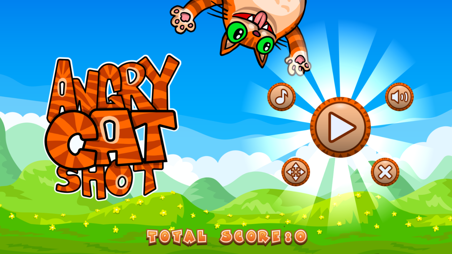 Angry Cat Shot — construct 3 shop